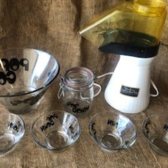 Other | Vintage 197s Popcorn Set 7 Pieces Included | Poshmark